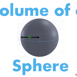 volume of a sphere - The Engineering Mindset