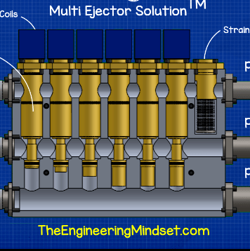 solenoid valve opening multi ejector - how multi ejector works - The Engineering Mindset
